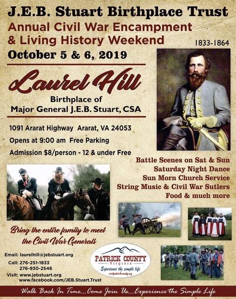 Laurel Hill - Birthplace of General J.E.B. Stuart, CSA